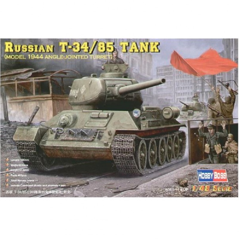 Maquette militaire Hobby Boss 84809 1/48 T-34/85