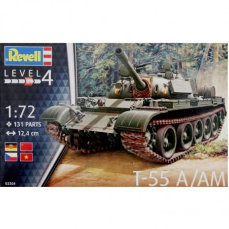Maquette militaire Revell 03304 1/72 T-55 A/AM