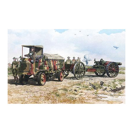 Maquette militaire Roden 713 1/72 FWD Model D & Howitzer