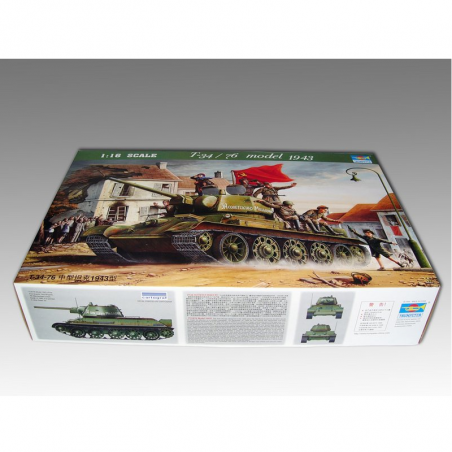 Maquette militaire Trumpeter 1/16 00903 T34/76